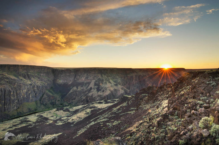 Owyhee River Canyon Sunset Oregon - Alan Crowe Photography