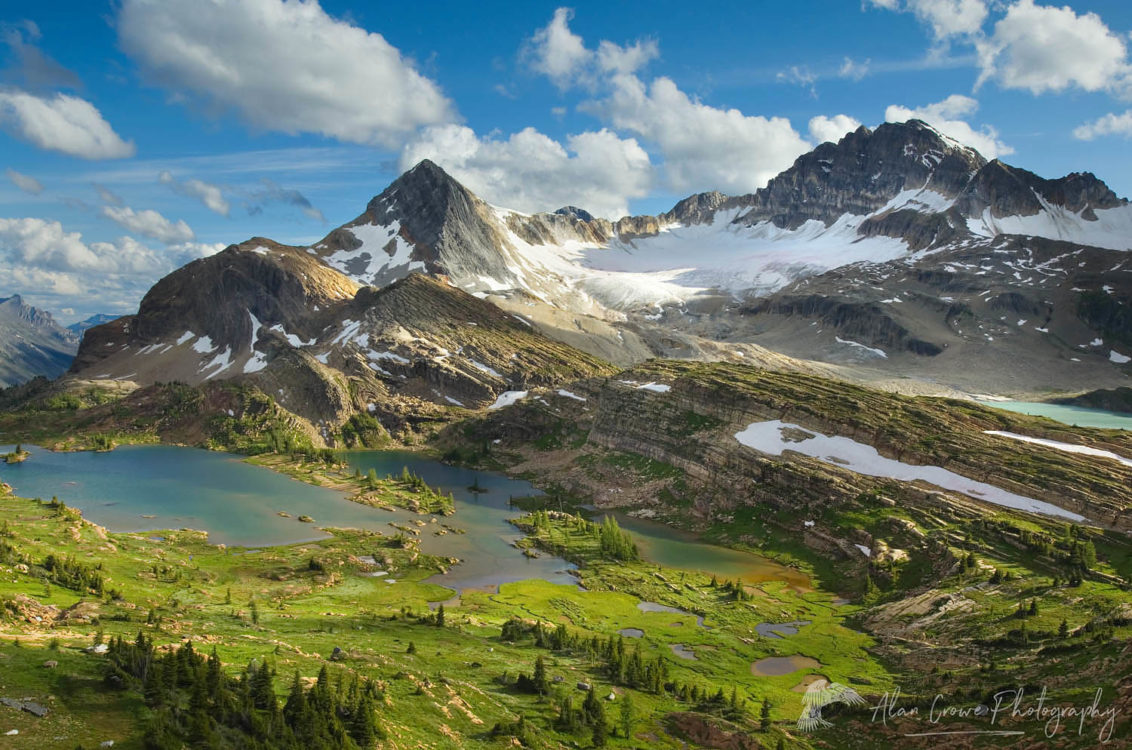 Russell Peak and Limestone Lakes British Columbia - Alan Crowe Photography