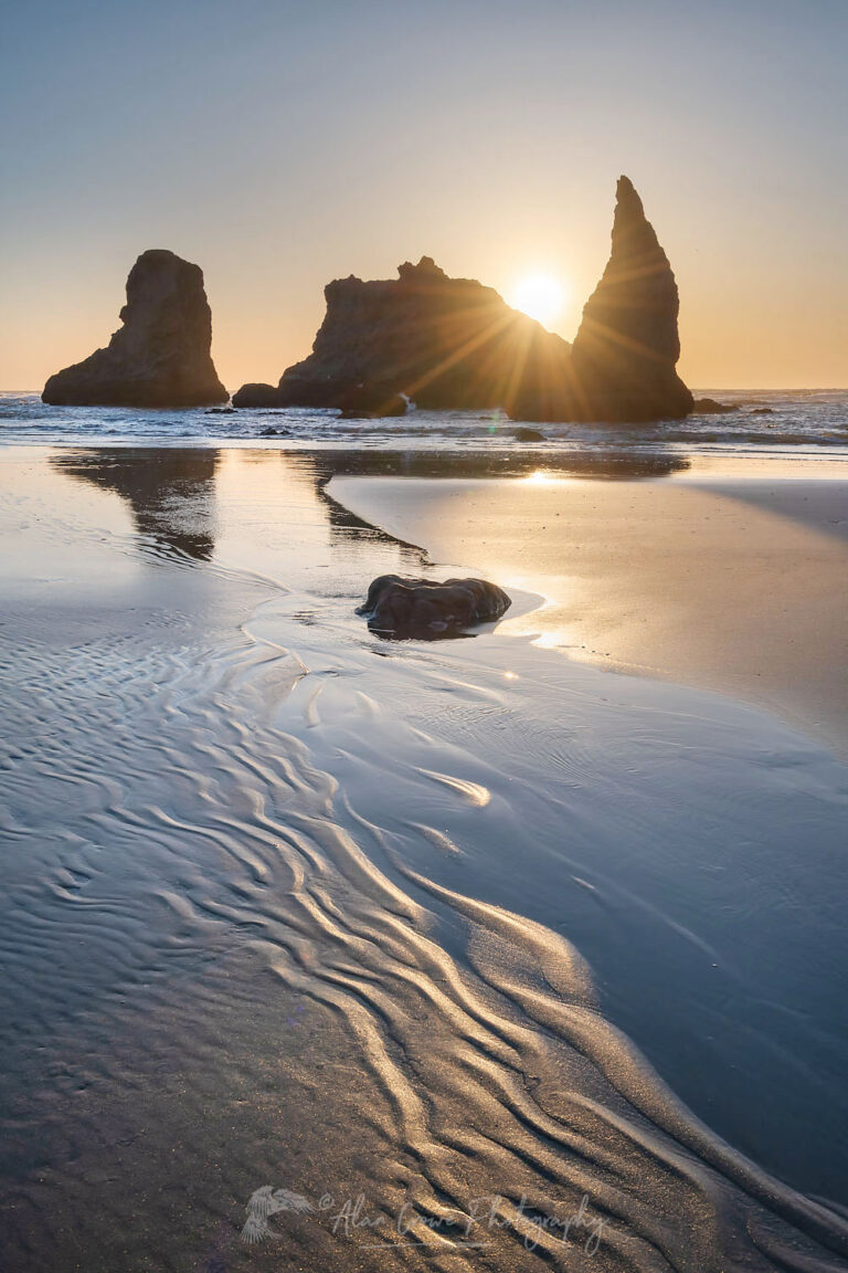 Bandon Beach Sunset - Alan Crowe Photography