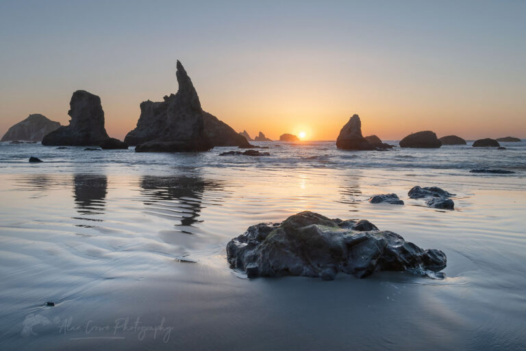 Bandon Beach Sunset - Alan Crowe Photography