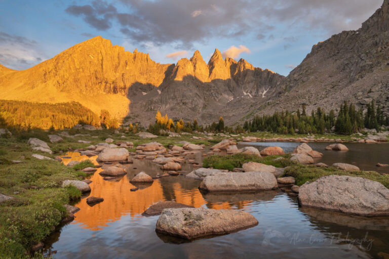 Shadow Lake Wind River Range Wyoming - Alan Crowe Photography